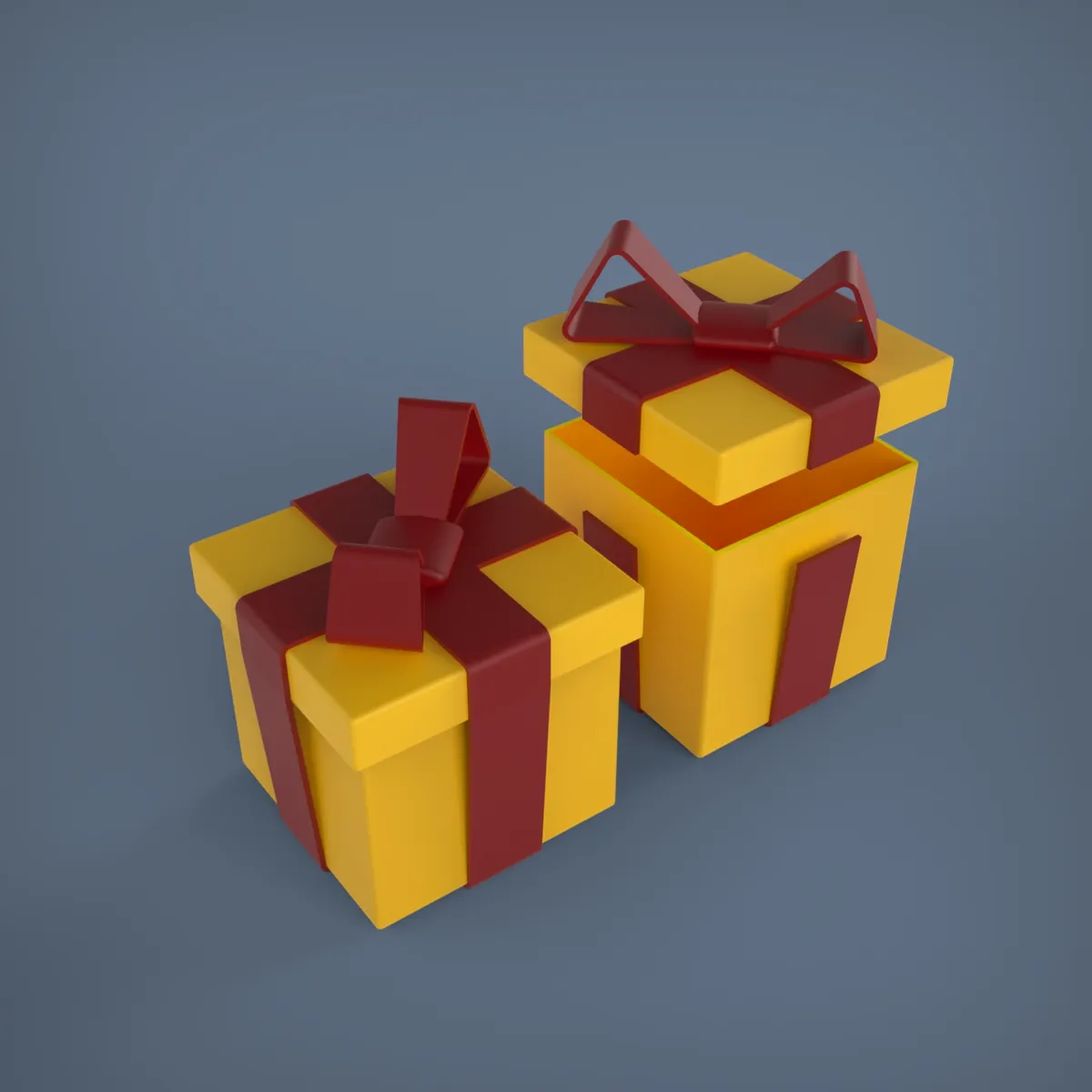 Sculptures & Artworks STL Download - Gift Boxby Furqan03