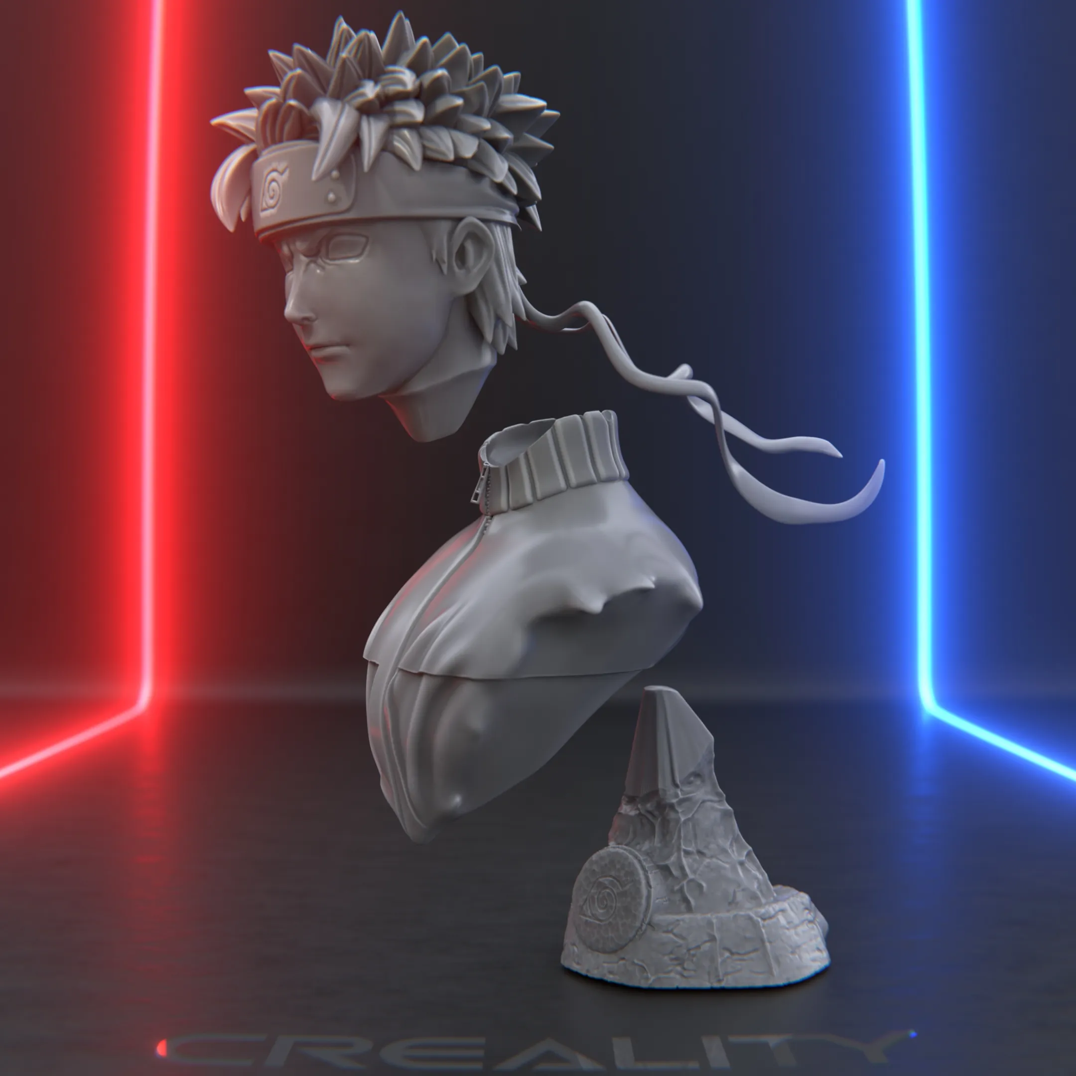 3D Printer Files | 3MF File | Naruto Bust - Fan Art Sculpture ...