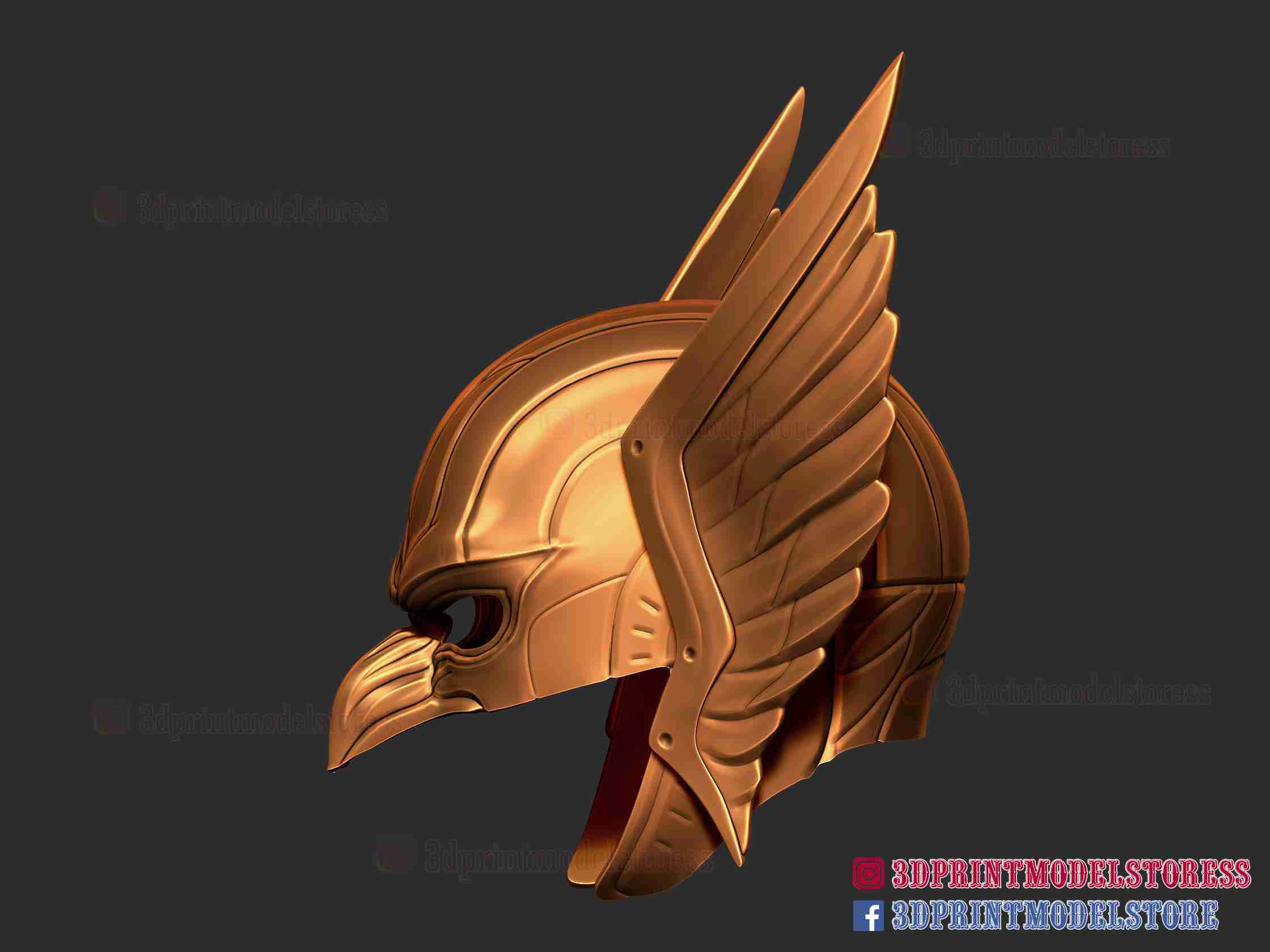 Hawkman Helmet - DC Comics Cosplay - Black Adam Movie | 3D models ...