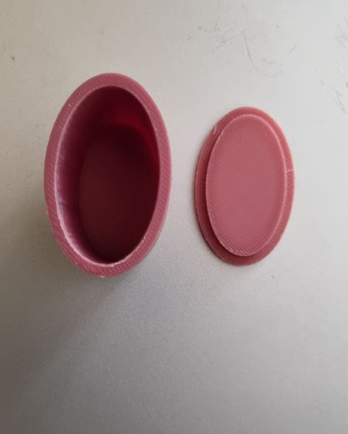 Oval Container Jar with Lid | 3D models download | Creality Cloud