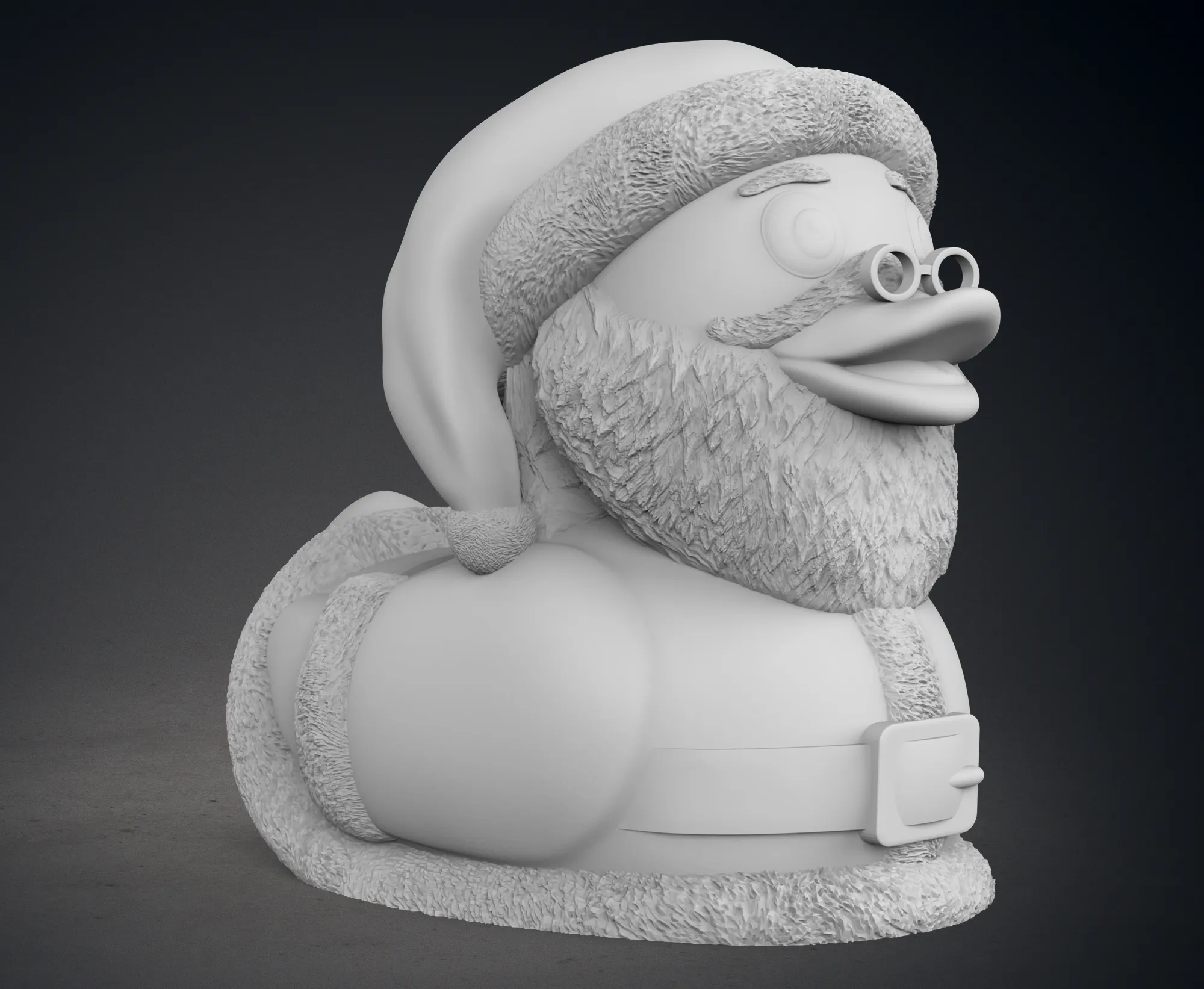 Cute Santa Claus Rubber Duck | 3D models download | Creality Cloud