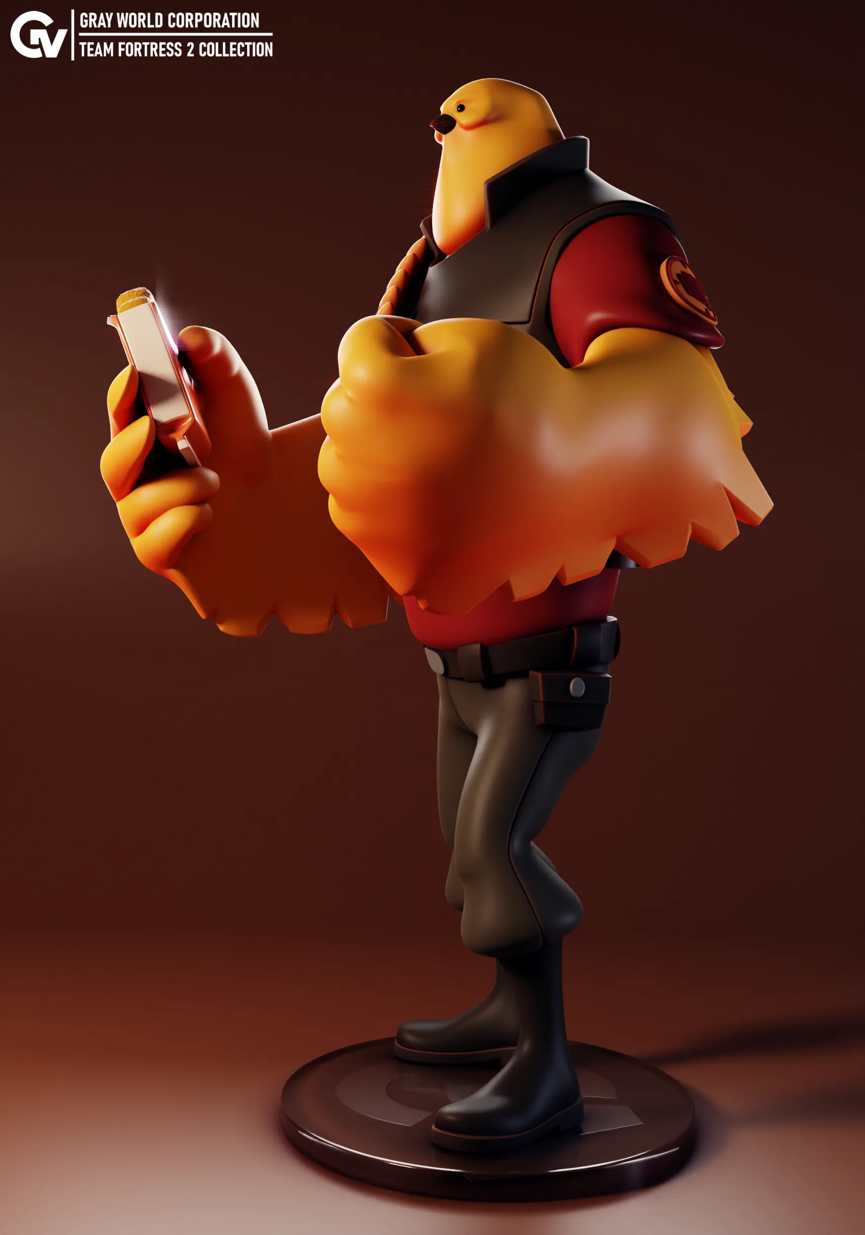 Characters & Creatures STL Download - Pootis | Team Fortress 2by Gray ...