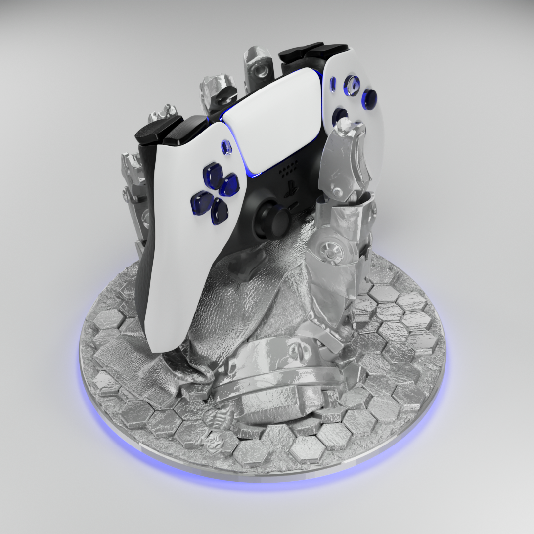 Robotic Hand Stand for Xbox / Ps controllers | 3D models download ...