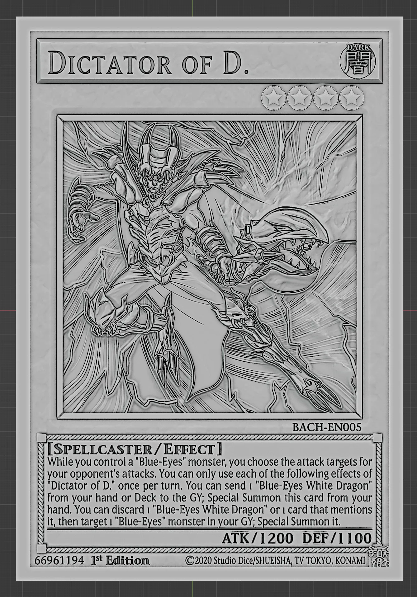 Other STL Download - Dictator of D. - yu-gi-oh!by Wsonuchiha3D