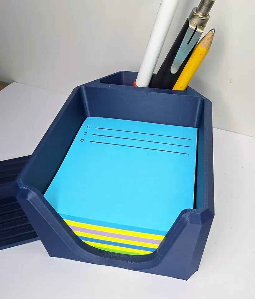 3D Printer Files | 3MF File | POST IT NOTE & PEN HOLDER | Creality Cloud