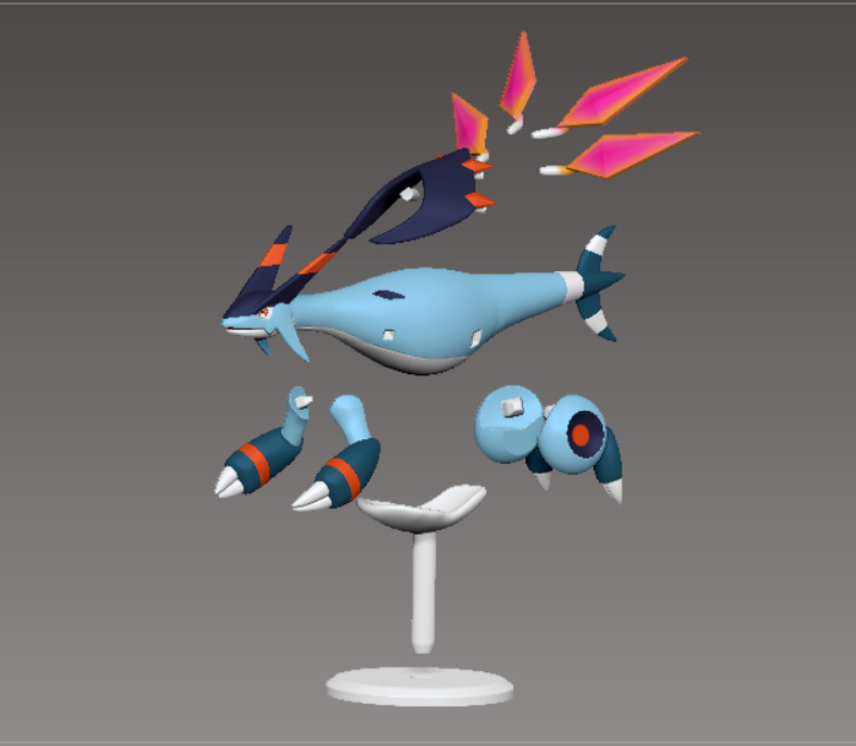 PALWORLD JETDRAGON FIGURE - JET DRAGON PARTS SEPARATED | 3D models ...