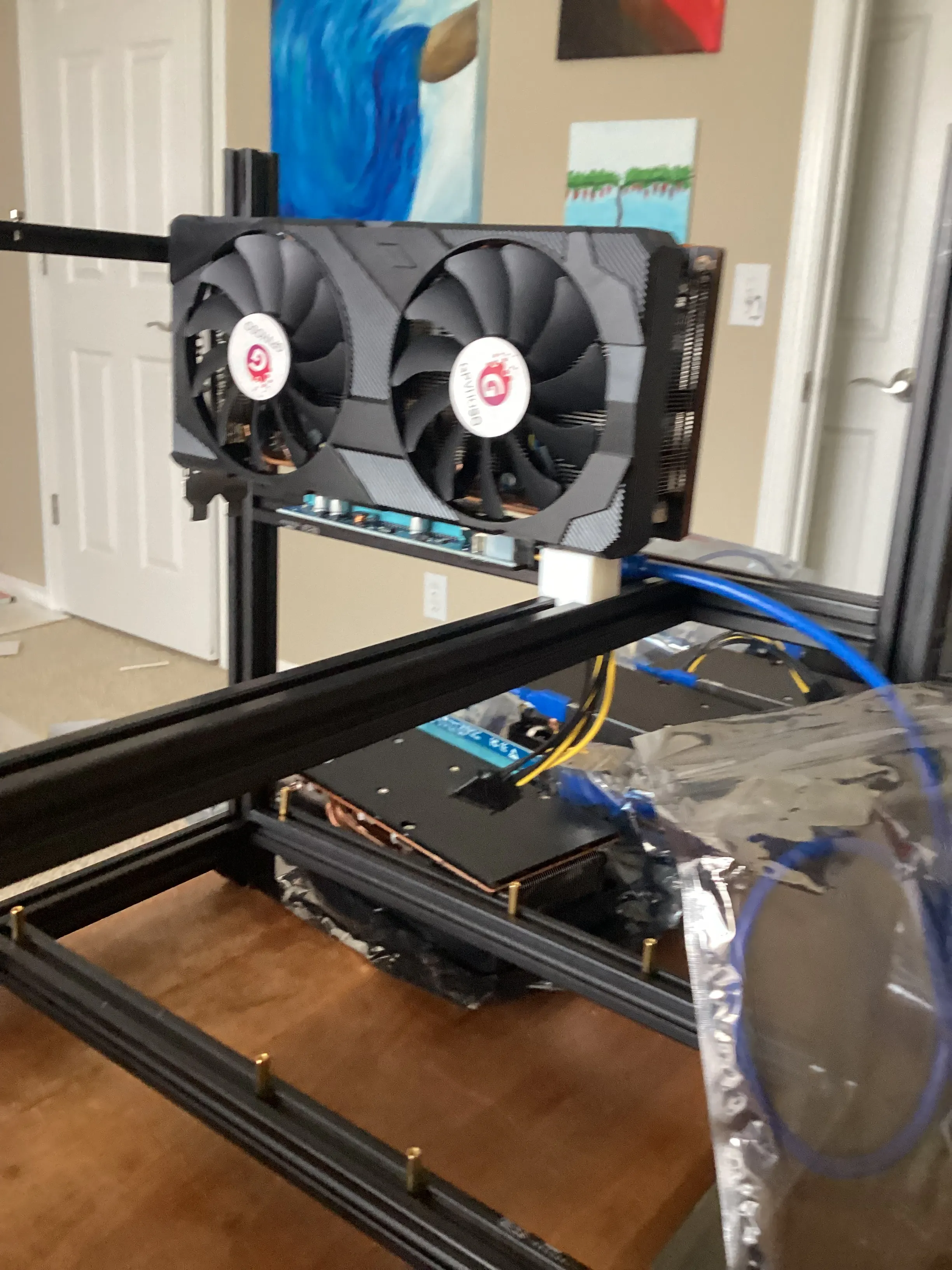 Other STL Download - GPU riser for minerby Theta industries