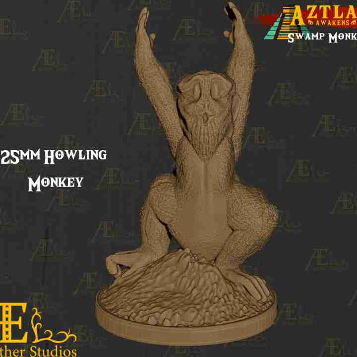 KS2AZM03 - Aztlan Swamp Monkeys | 3D models download | Creality Cloud