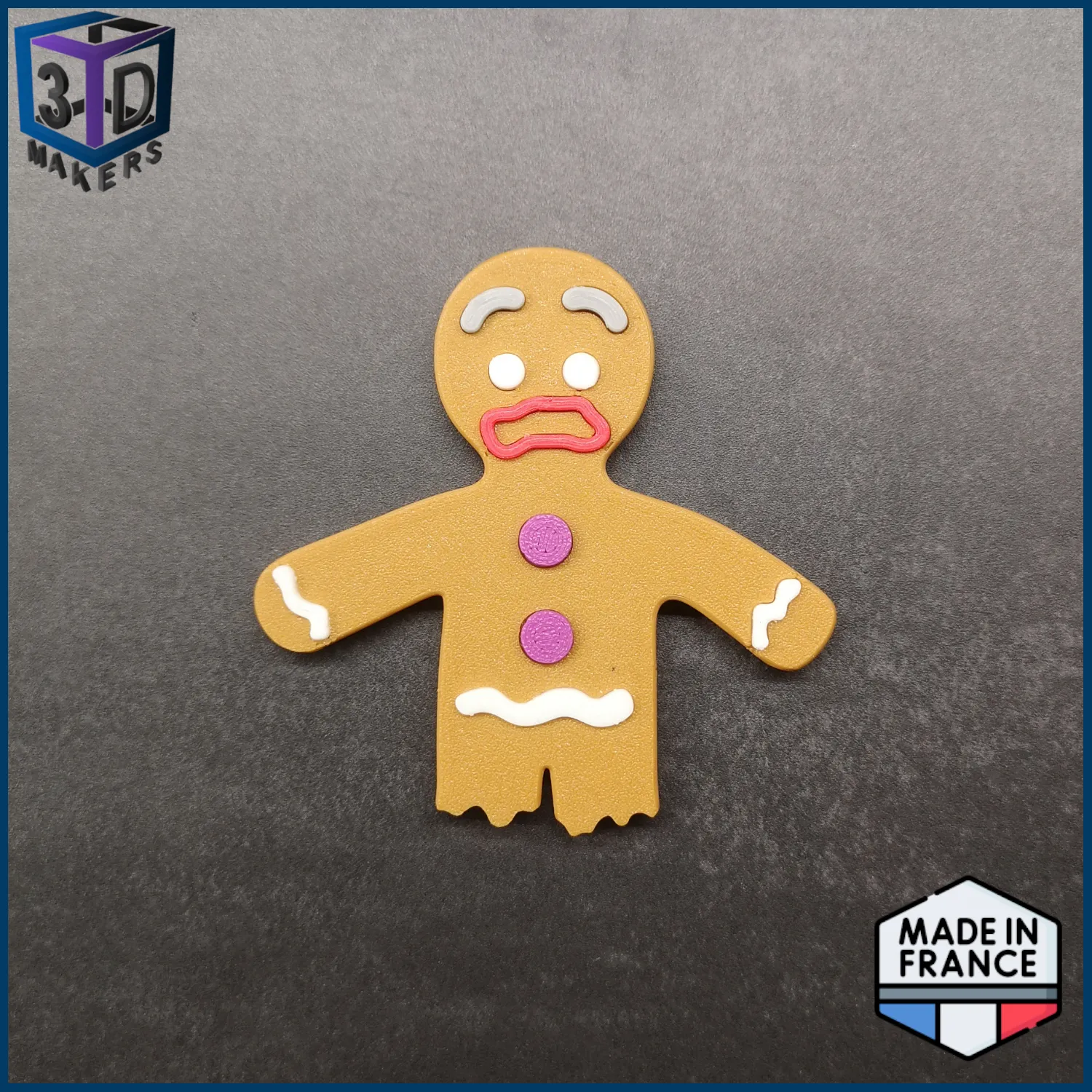 3D Printer Files | 3MF File | Legs bitten Gingy Christmas Ornament from ...