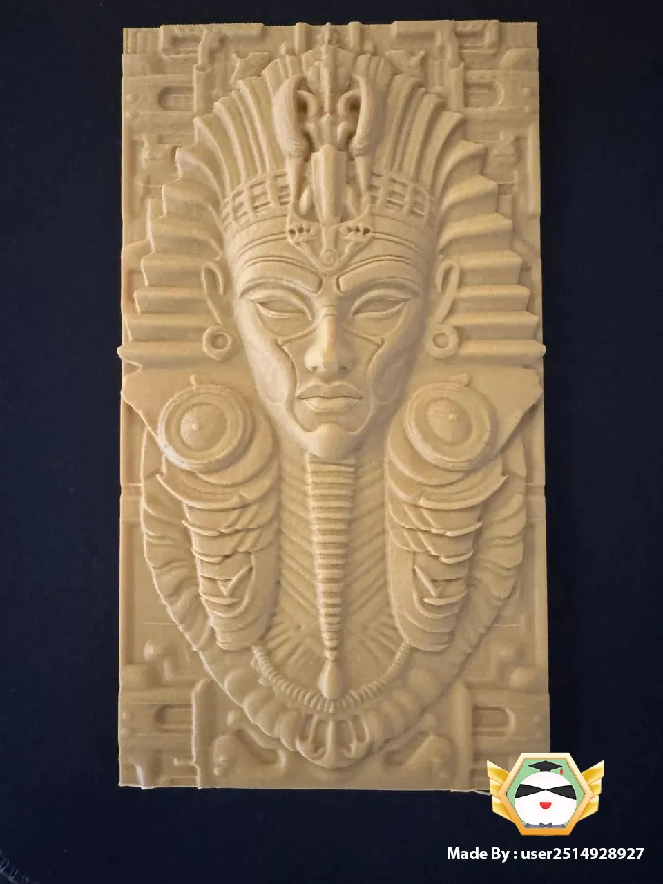 Home Decorations & Ornaments STL Download - Elegant Egyptian Pharaoh 3D ...