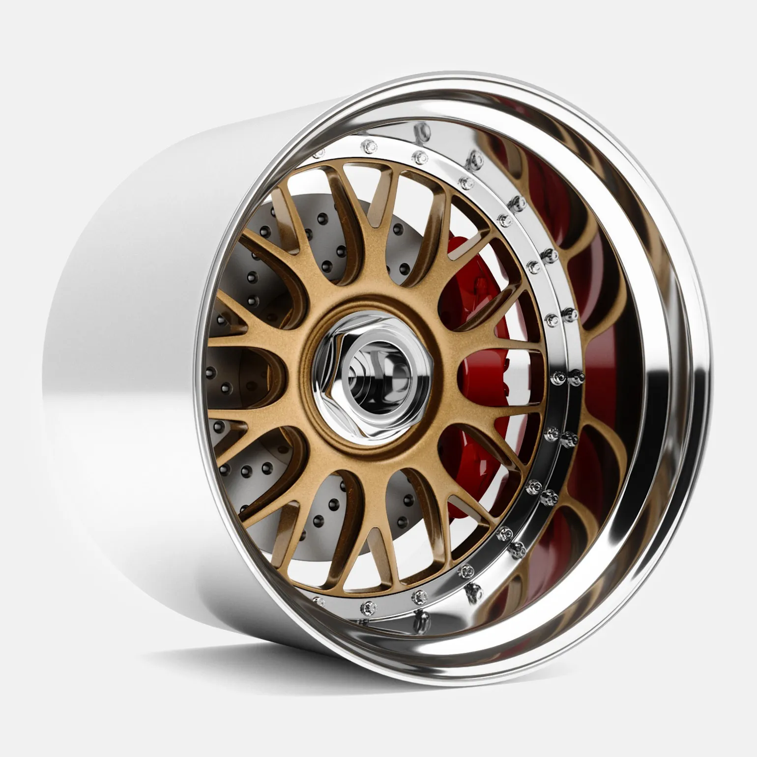 Vehicles & Machinery STL Download - 18x13 BBS E87 Wheel and Brakeby ...