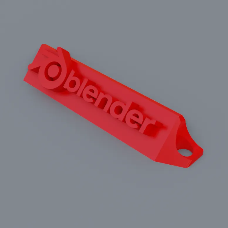 Jewelry & Accessories STL Download - Key chain Blenderby AYHANCELİK