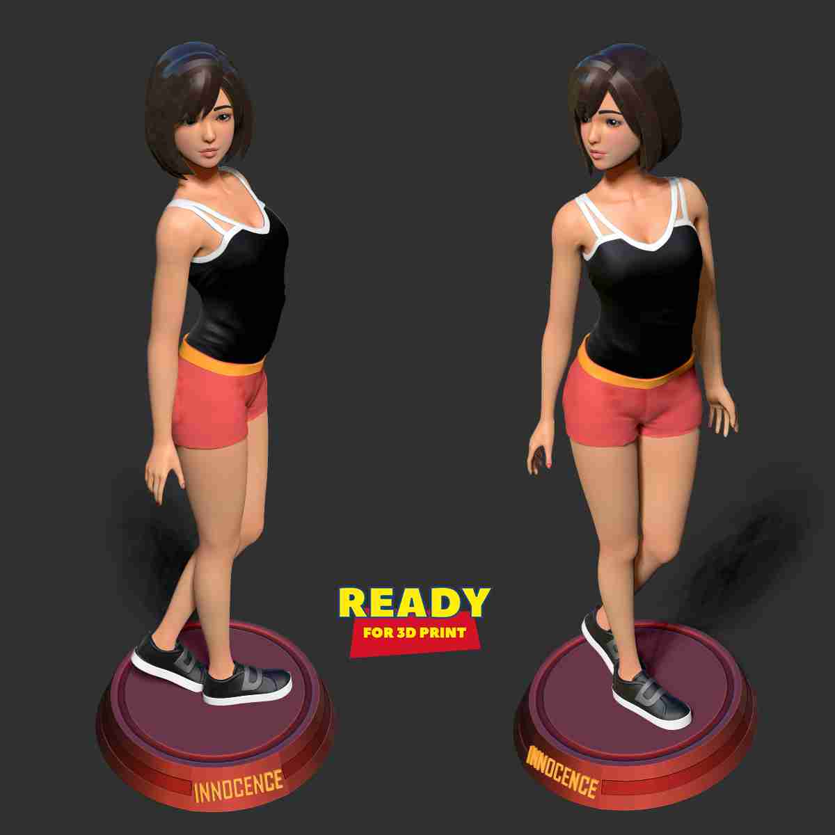 Innocent Girl 3d Models Download Creality Cloud