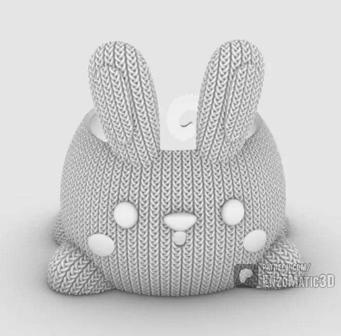 Medical & Health STL Descarga - bowl knitted rabbit - crochet bowl ...