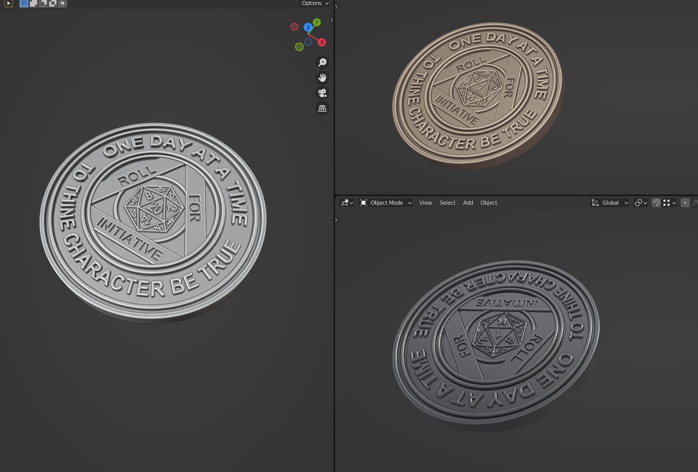 Playing Coin | 3D models download | Creality Cloud