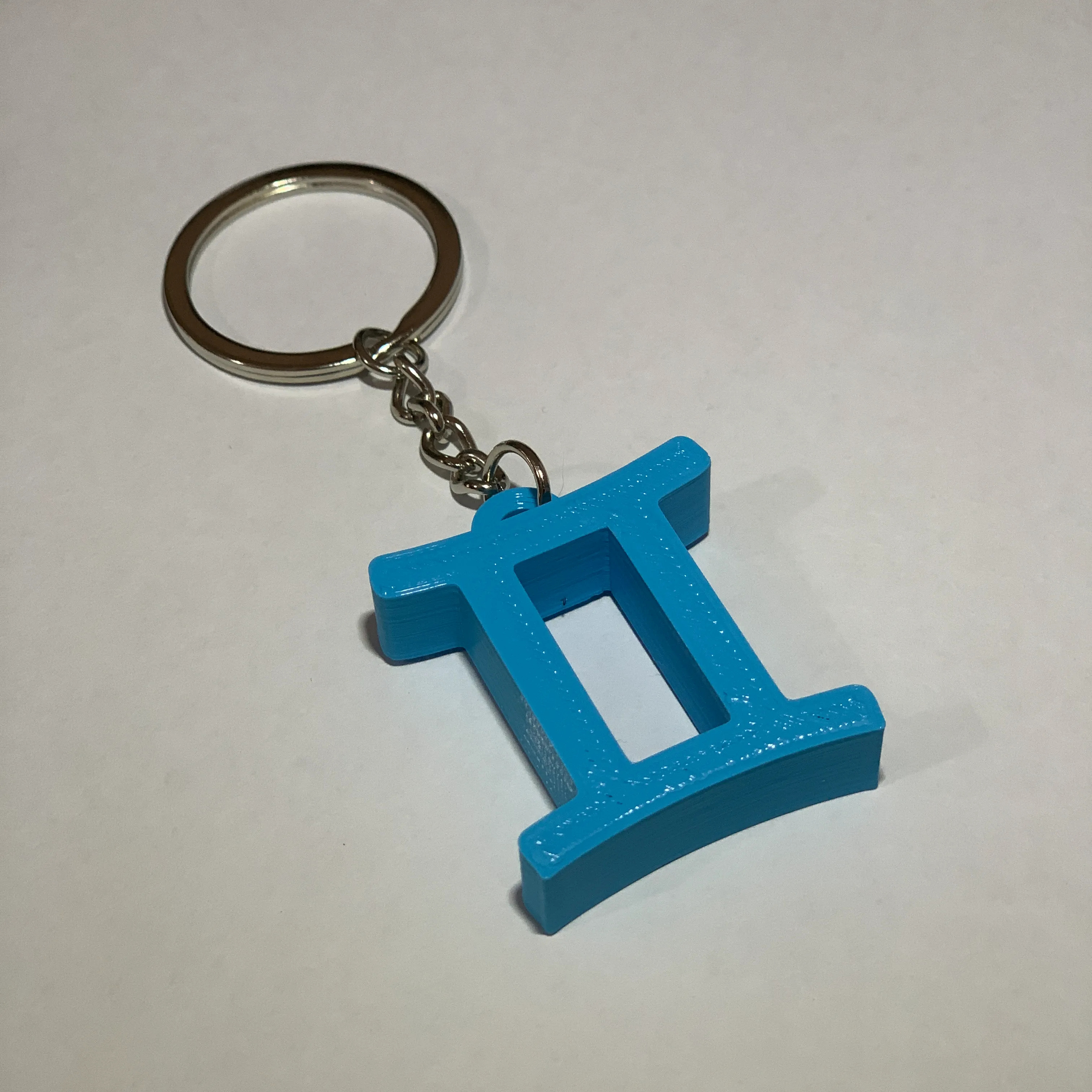 Jewelry & Accessories STL Download - Gemini Keychain - Zodiac Seriesby Mu3D