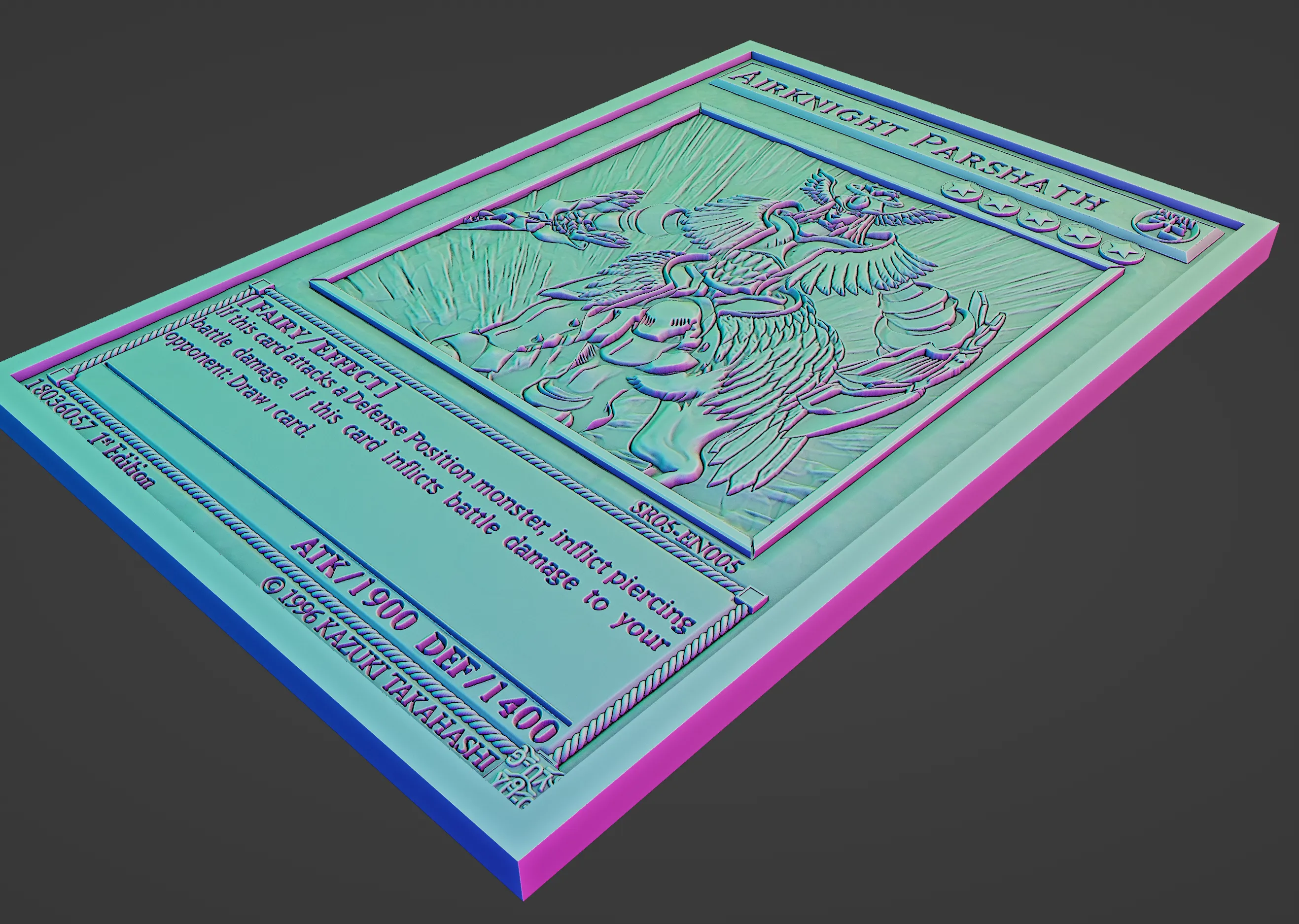 Other STL Download - AIRKNIGHT PARSHATH - YU-GI-OH!by Wsonuchiha3D