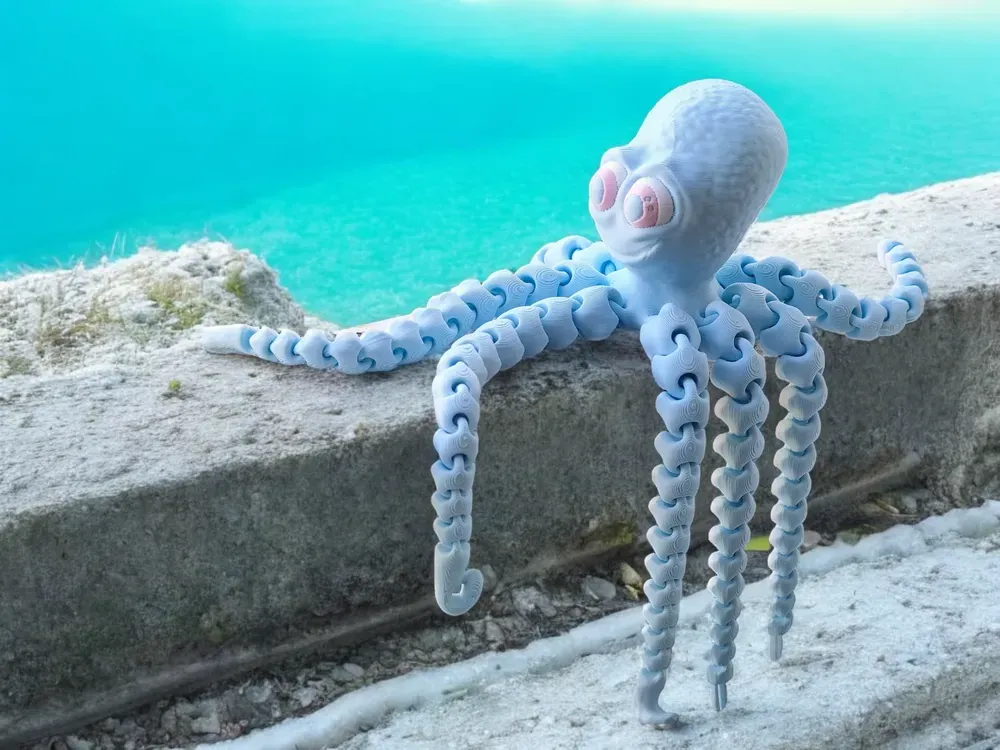 Cute Happy Octopus | 3D models download | Creality Cloud