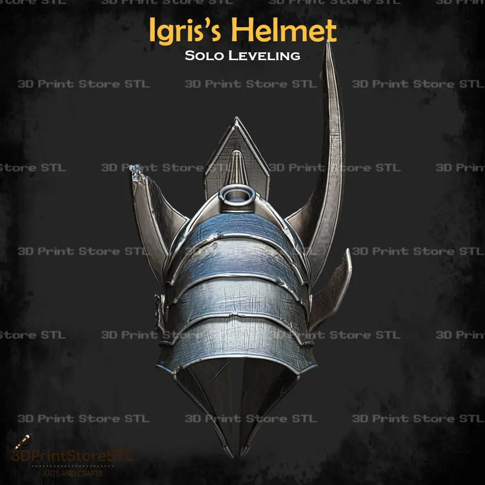 Cosplay STL Download - Igris Helmet Cosplay Solo Leveling - STL Fileby ...