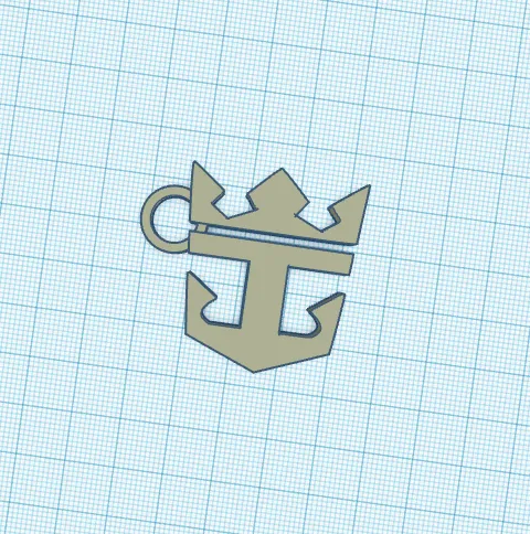 Jewelry & Accessories STL Download - royal Caribbean logo keychainby ...