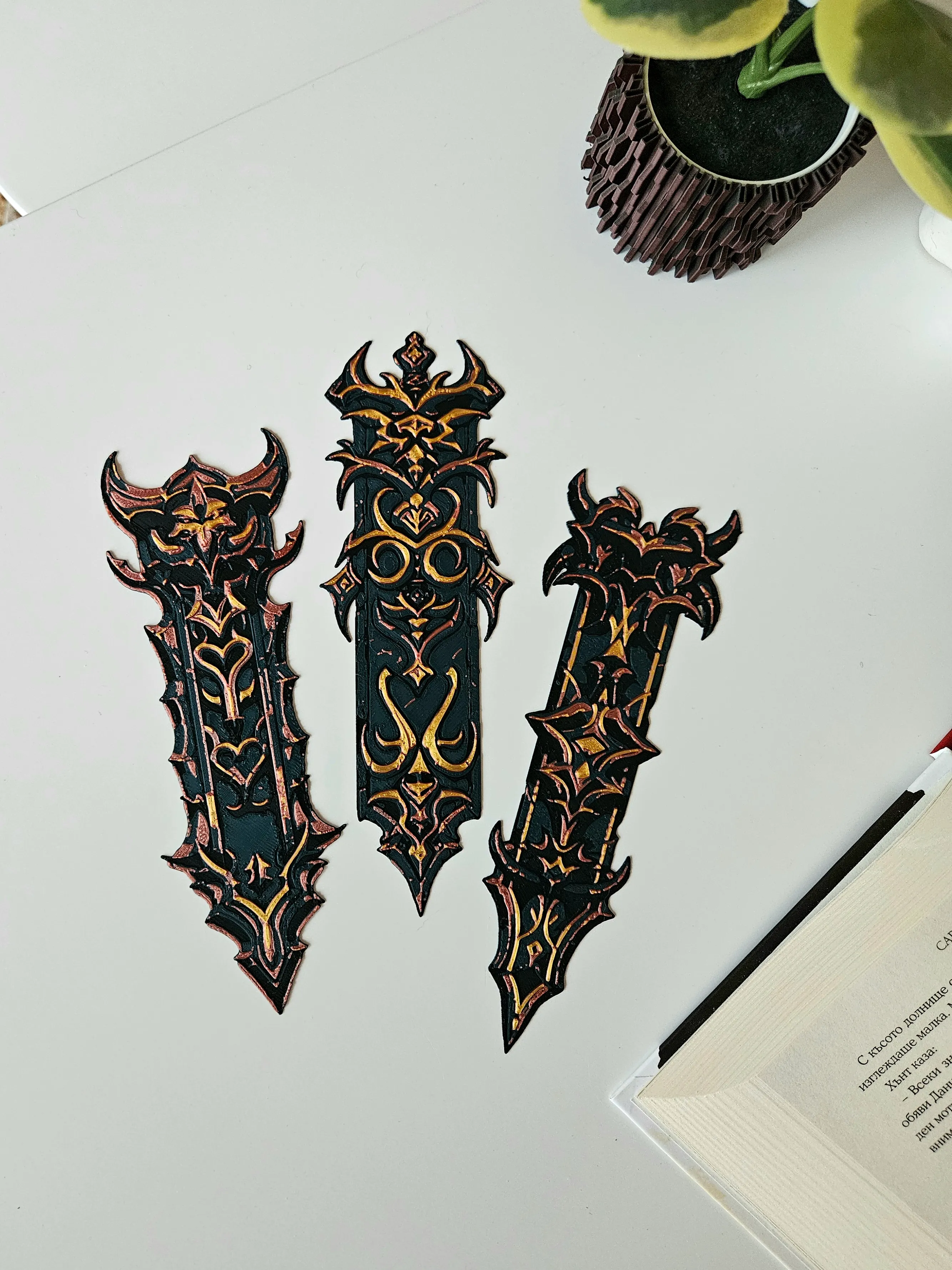 Free Characters & Creatures STL Download - Orc Banners - Bookmarks ...