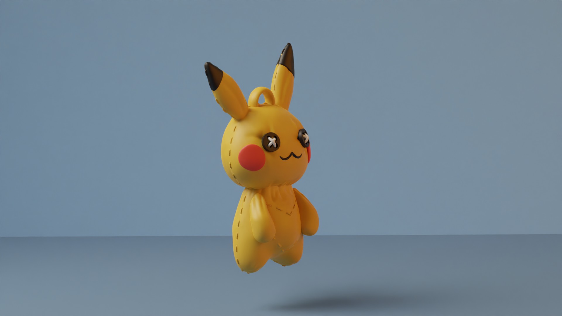 POKÉMON PIKACHU RAGDOLL KEYCHAIN OR PENDANT | 3D models download ...