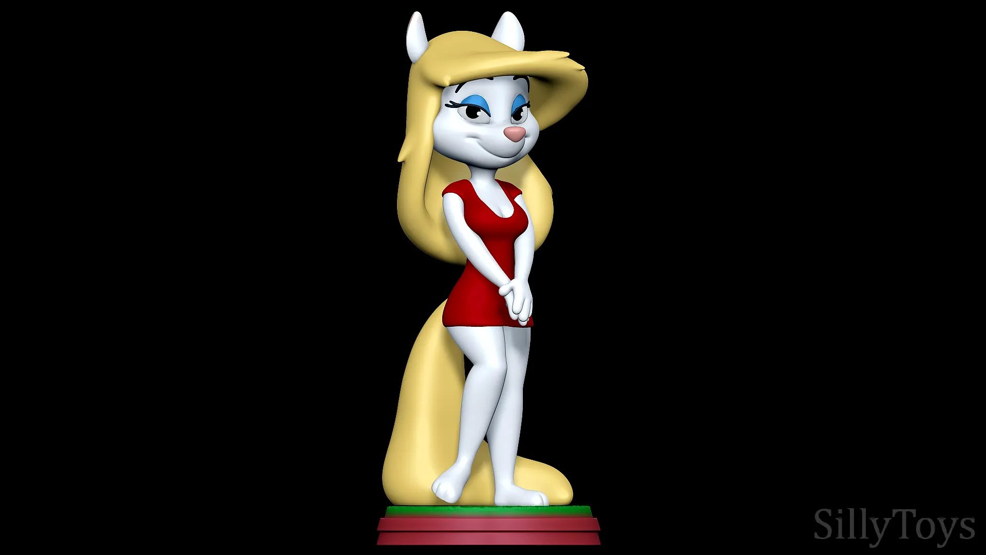Characters & Creatures STL Download - Minerva Mink - Animaniacsby SillyToys