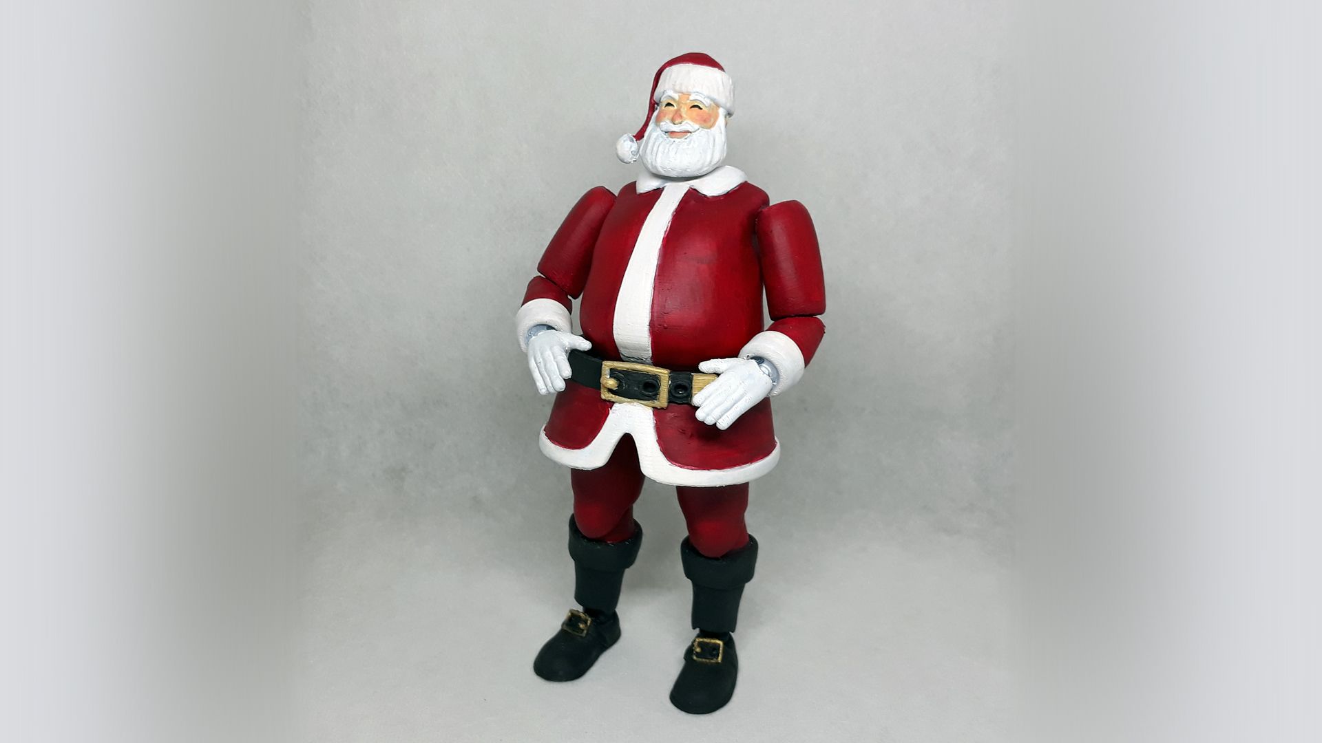 santa claus articulated action figure | 3D models download | Creality Cloud