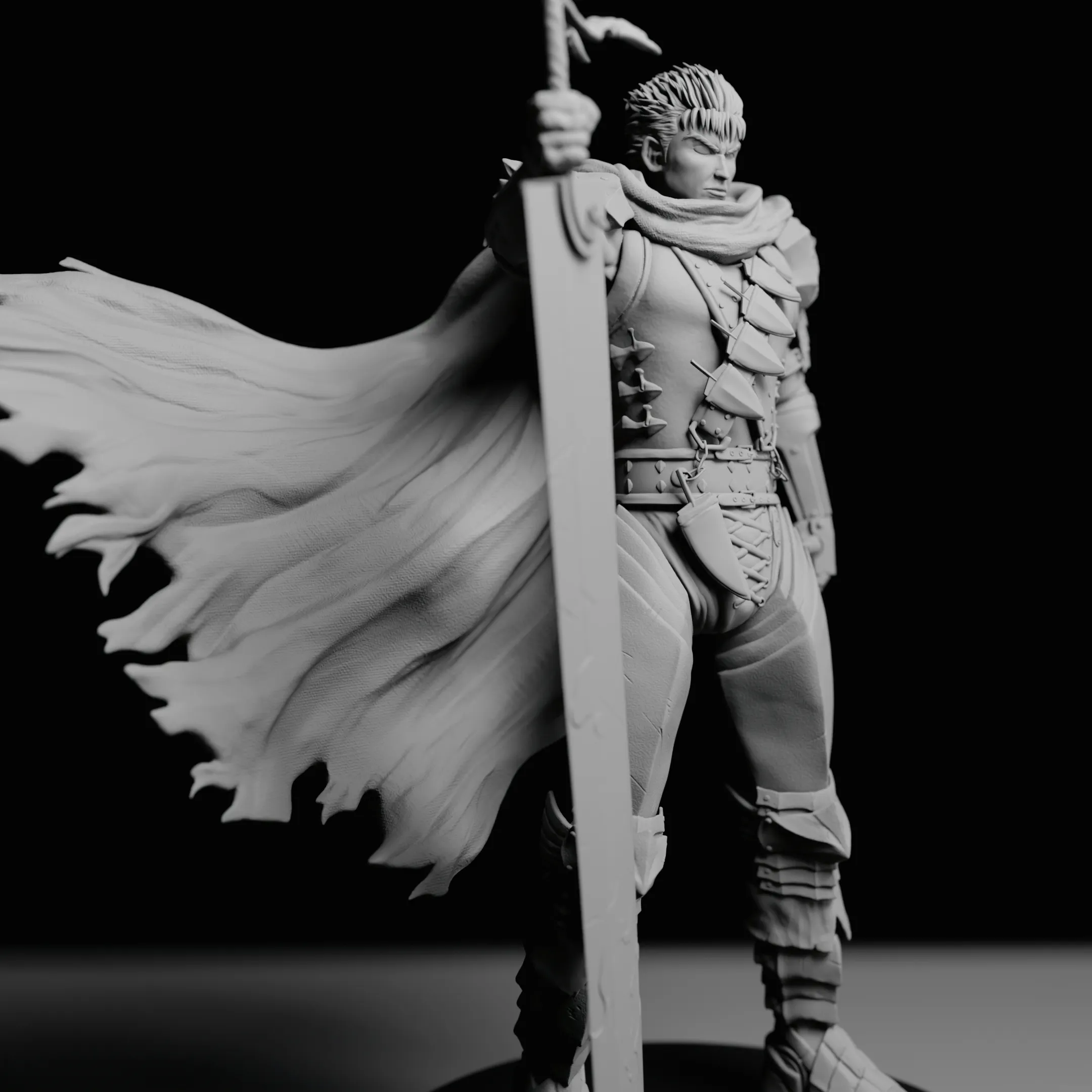 3D Printer Files | 3MF File | Guts Sculpture - Berserk Fan Art ...