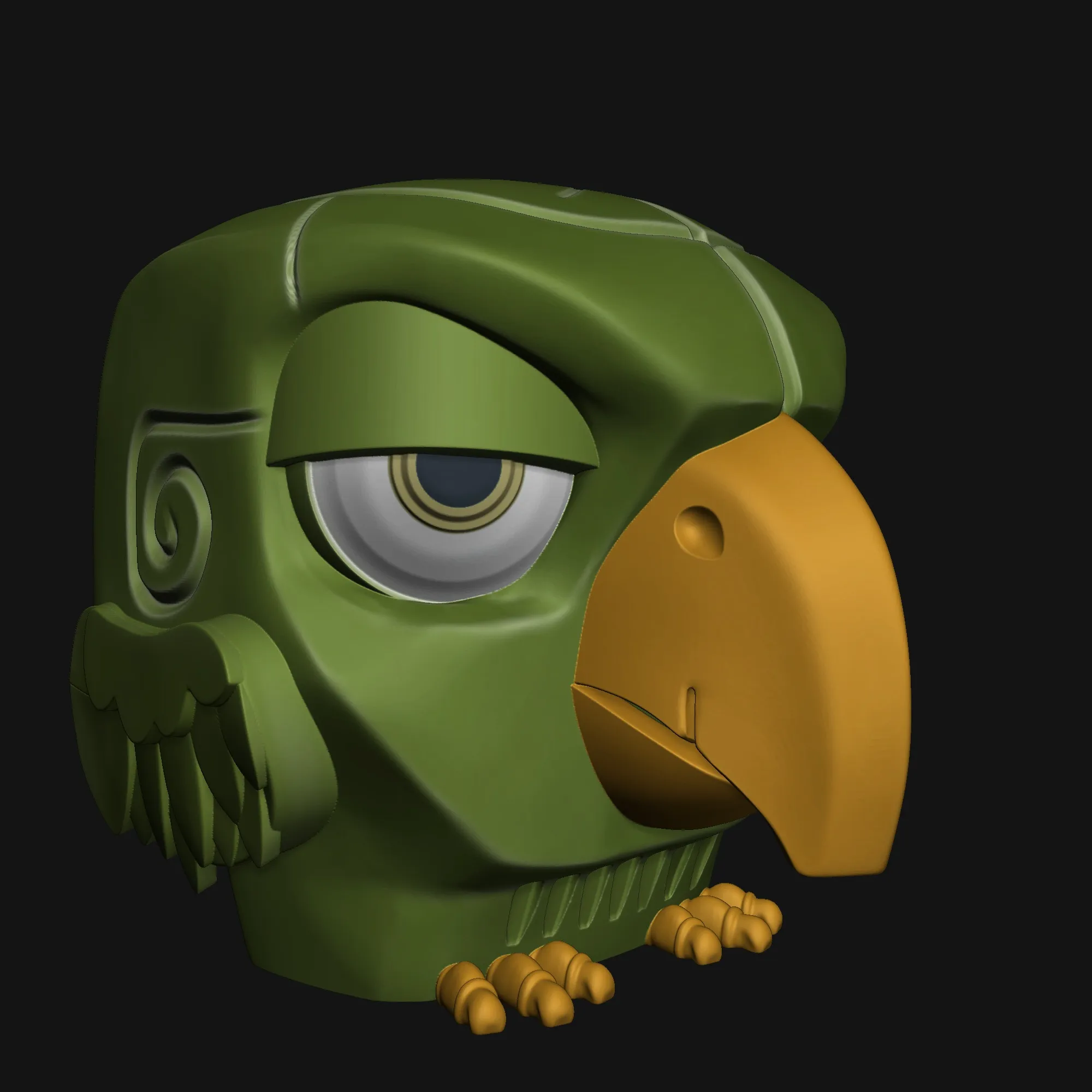 Home Decorations & Ornaments STL Download - Cube Birdby GALAXIARUM 3D