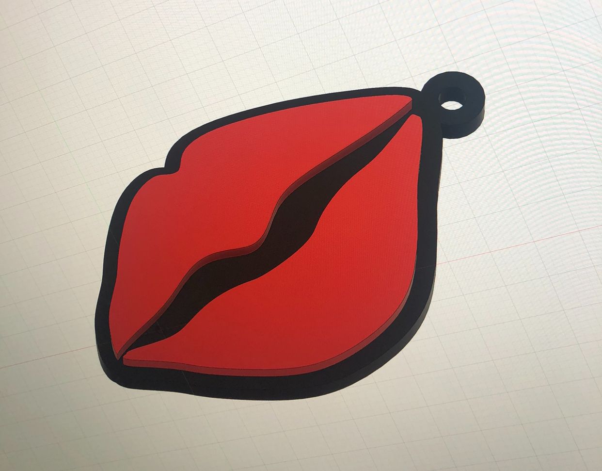 LIPS KEYCHAIN LLAVERO LABIOS | 3D models download | Creality Cloud