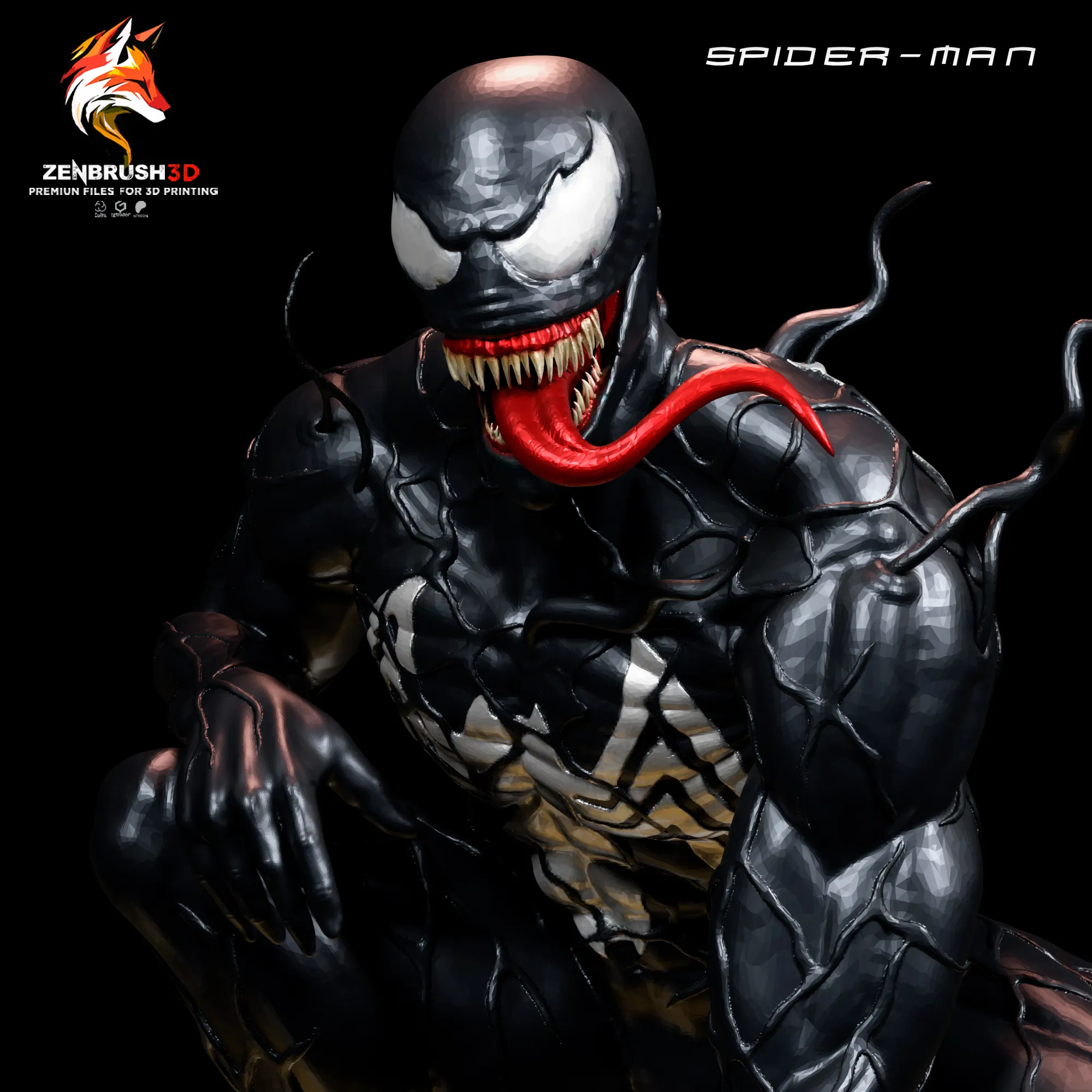 Characters & Creatures STL Download - VENOM - SAN RAIMI 3D PRINTINGby ...