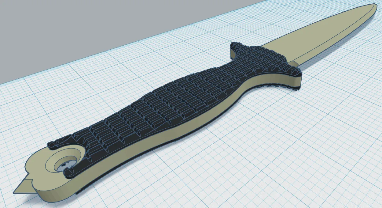 Free Characters & Creatures STL Download - Dagger 15by Cyberbeast