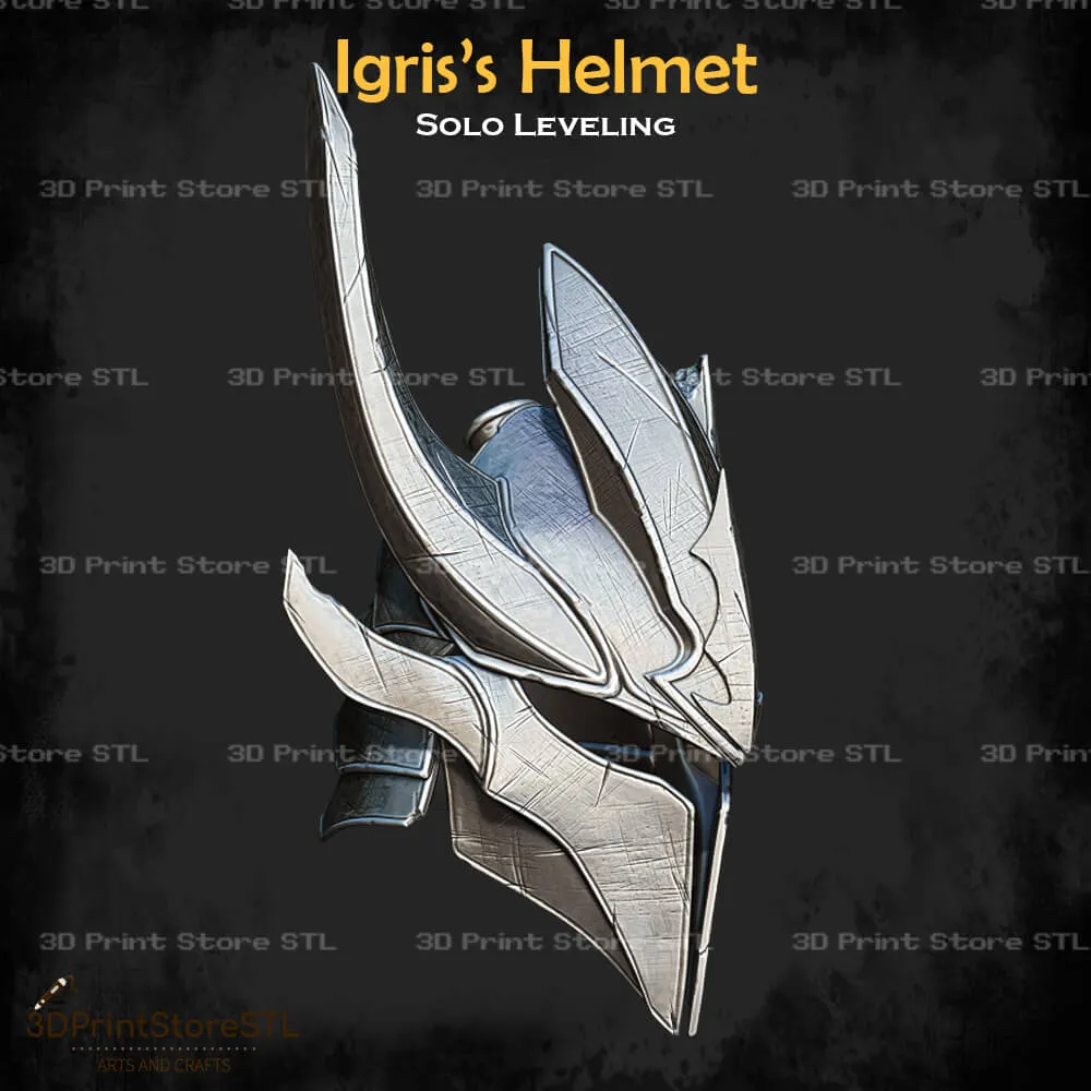 Cosplay STL Download - Igris Helmet Cosplay Solo Leveling - STL Fileby ...