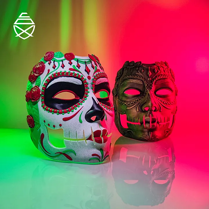 Art & Design STL Download - Santa Catrina Maskby PipeCox