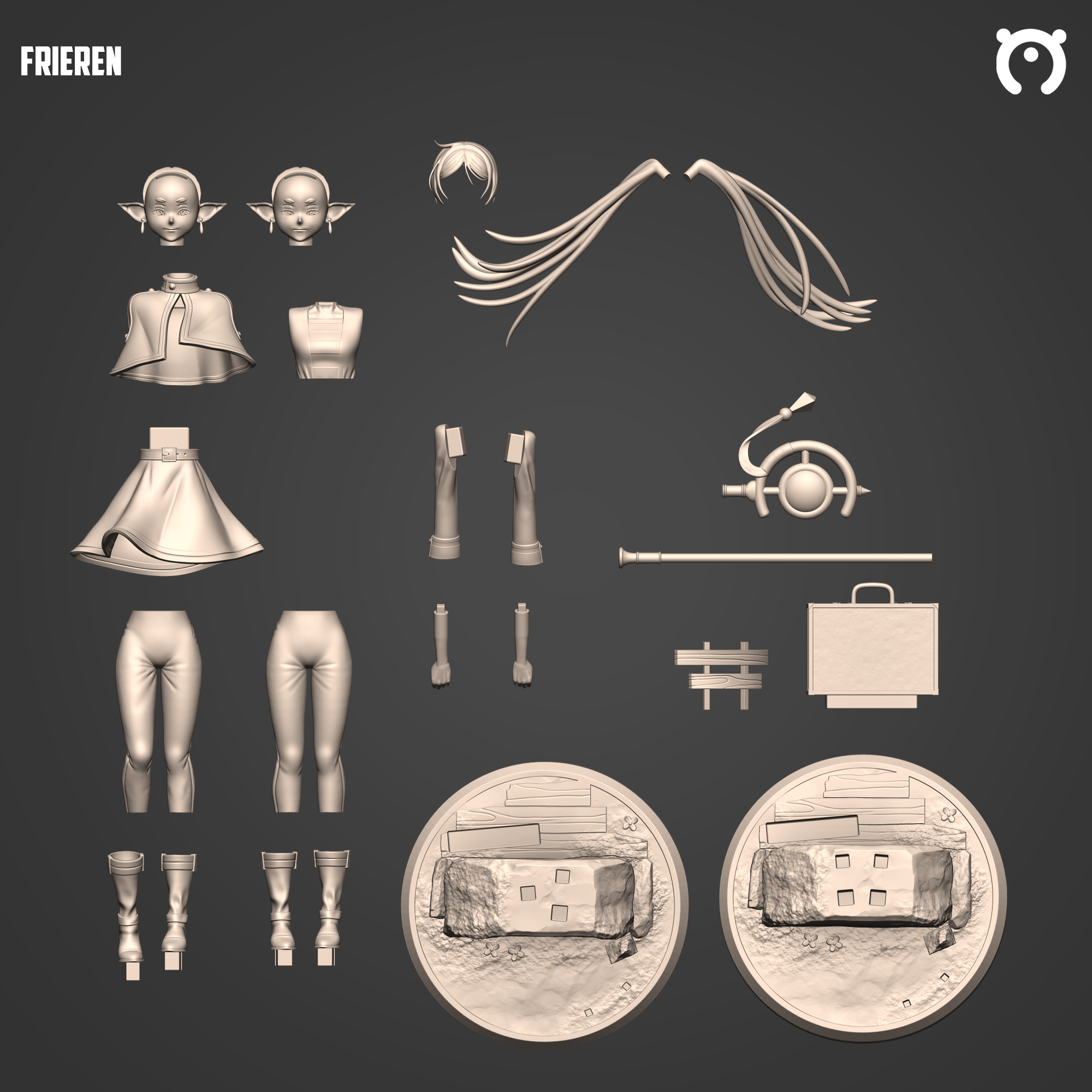 Frieren | 3D models download | Creality Cloud