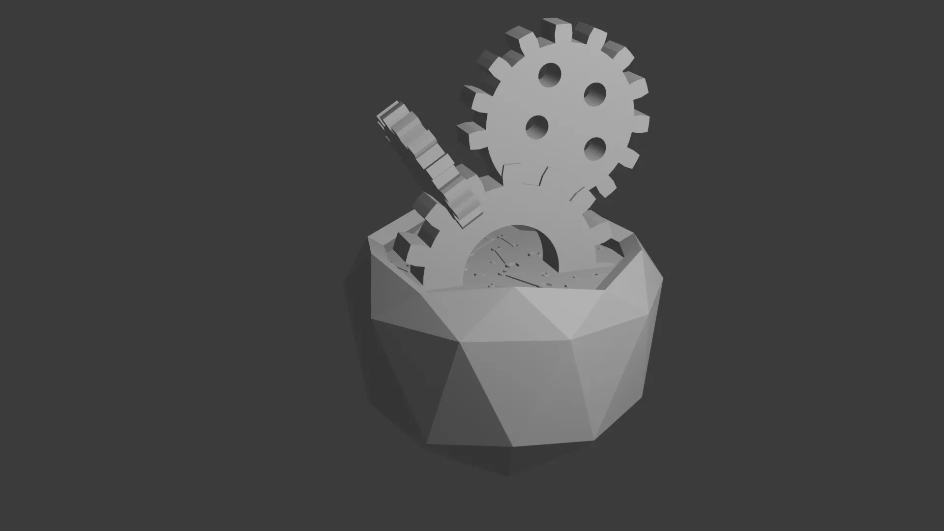 Free Digital Art STL Download - Gear flowerby Bateonn