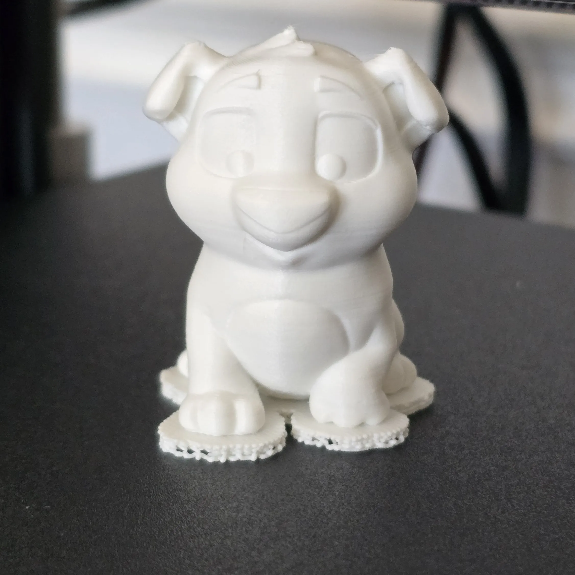 My very first print with my kid's Ender 3 Pro. I don't know why I didn ...