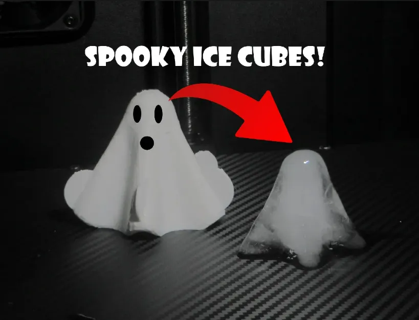 Ghost shaped ice maker | 3D models download | Creality Cloud