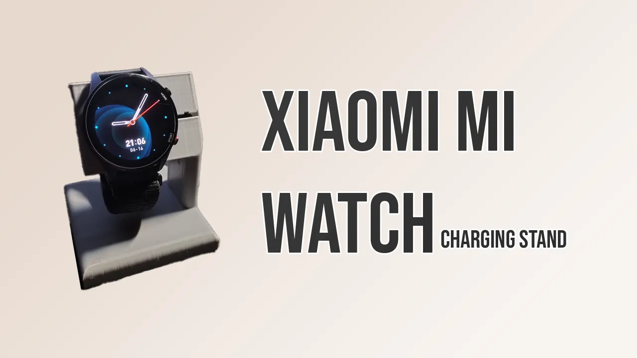 Free Home Appliance Accessories STL Download - Xiaomi Mi Watch Charging ...