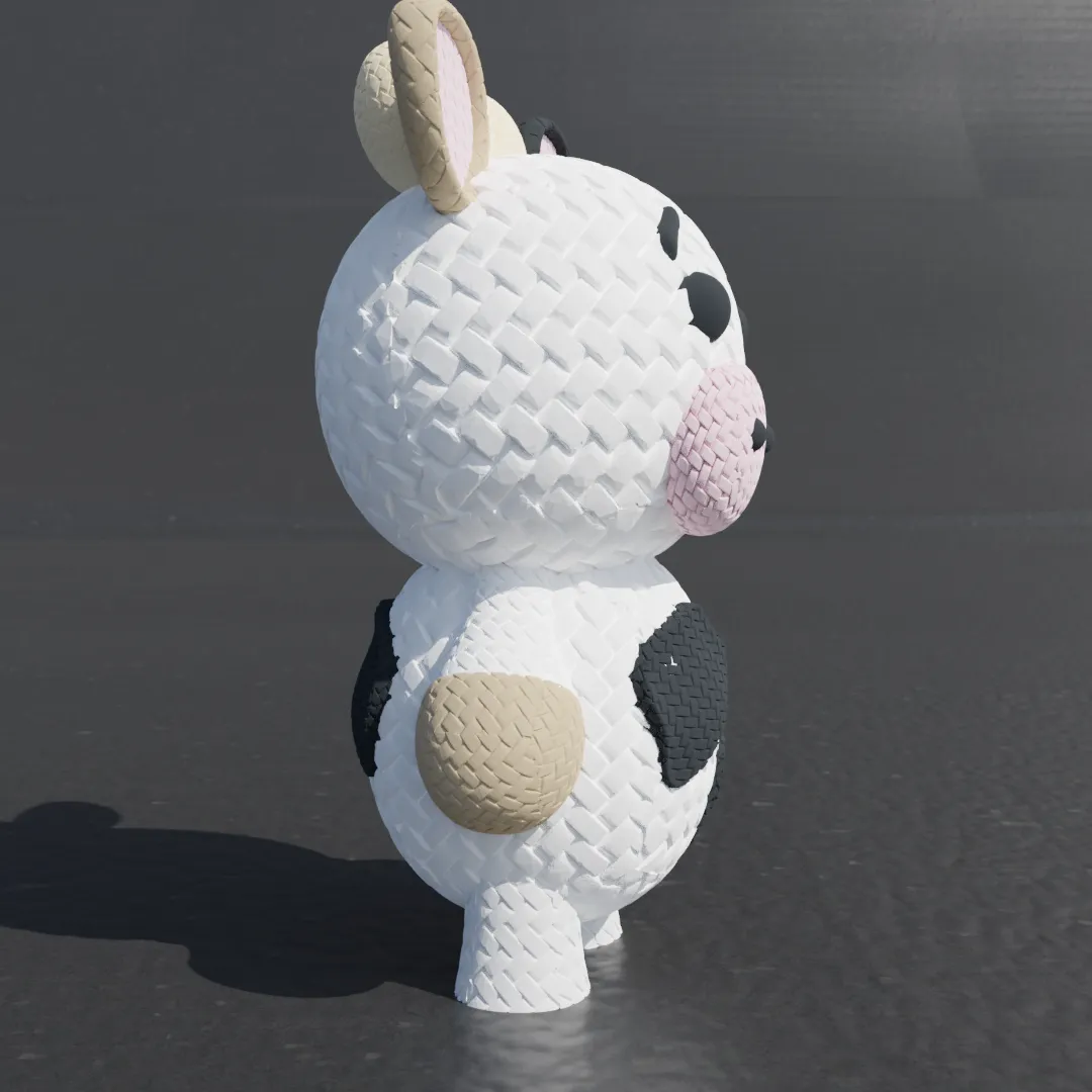 Characters & Creatures STL Download - Woven cute cowby Anukalpgenesis3d