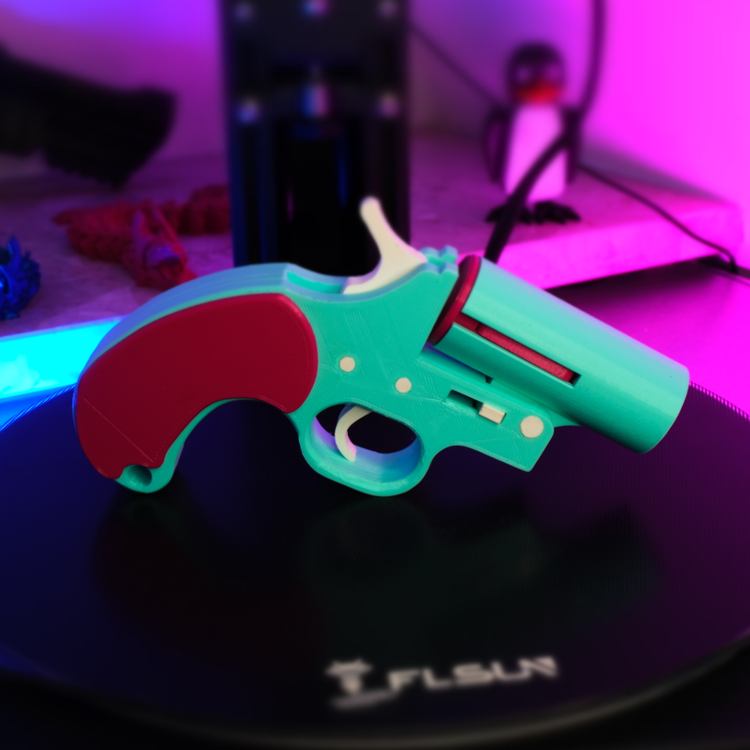 Glitter gun | Glitter blaster | 3D models download | Creality Cloud