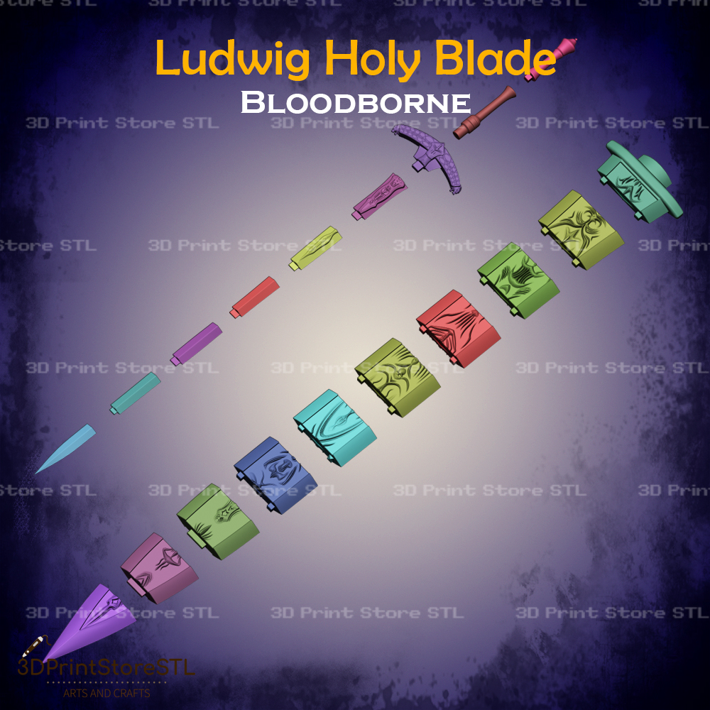 Ludwig Holy Blade Cosplay Bloodborne - STL File | 3D models download ...