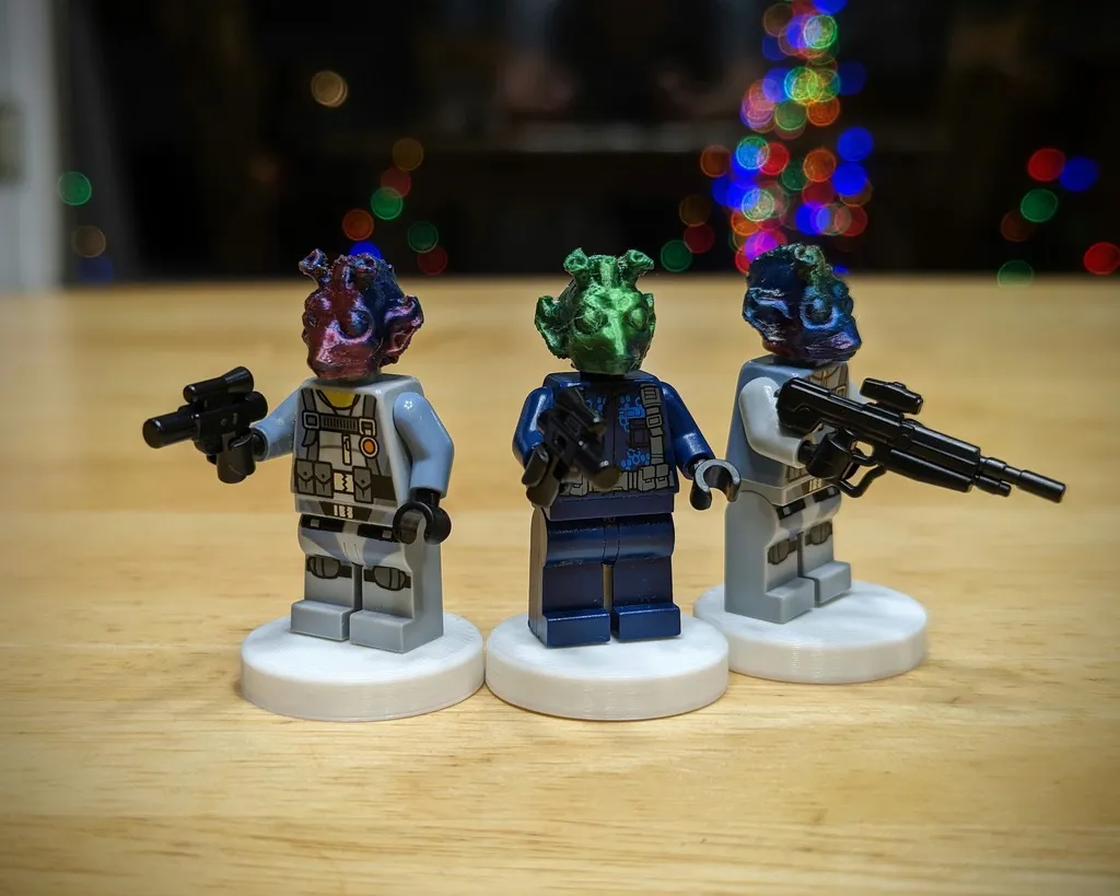 Other STL Download - lego rodian head starwarsby ehno