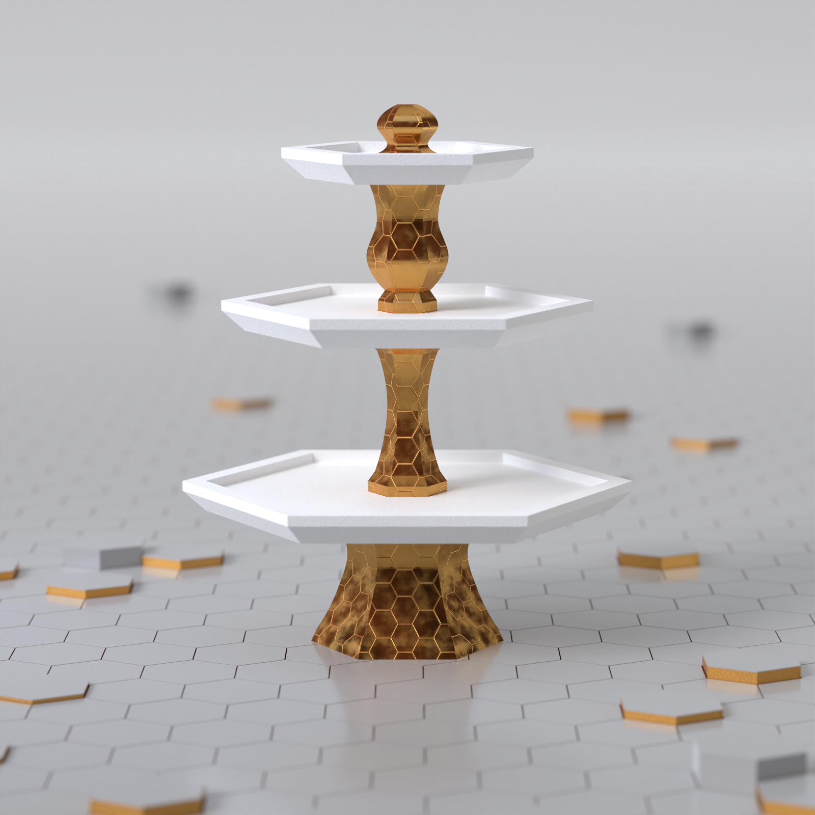 Multi-Tier Snack Tray | 3D models download | Creality Cloud