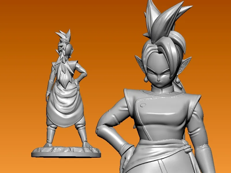 Characters & Creatures STL Download - Dragon Ball Z Kai model - 3D ...