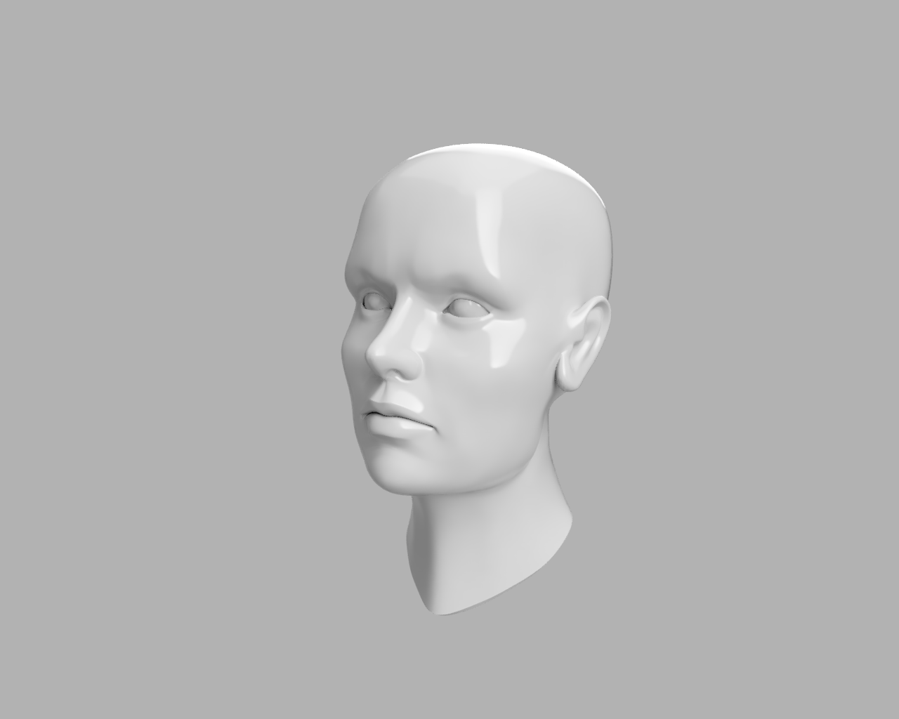 Human Head 3d Model | 3D models download | Creality Cloud