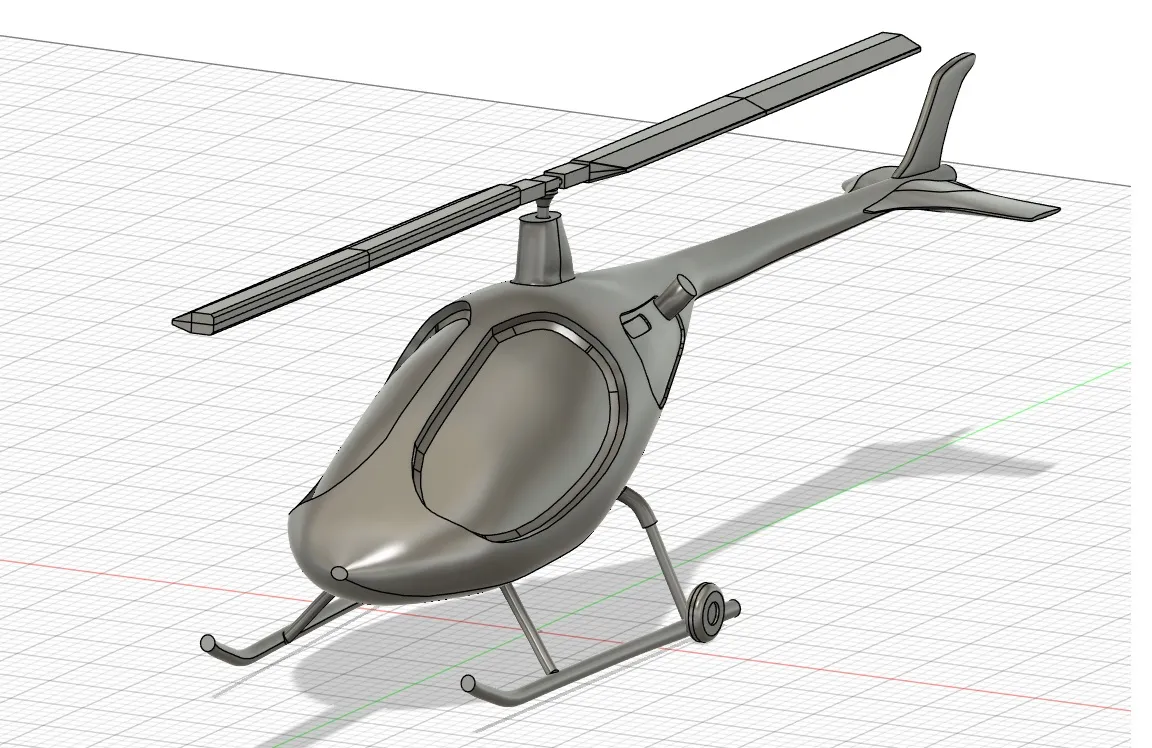 3D Printer Files | 3MF File | NA-40 Bongo helicopter | Creality Cloud