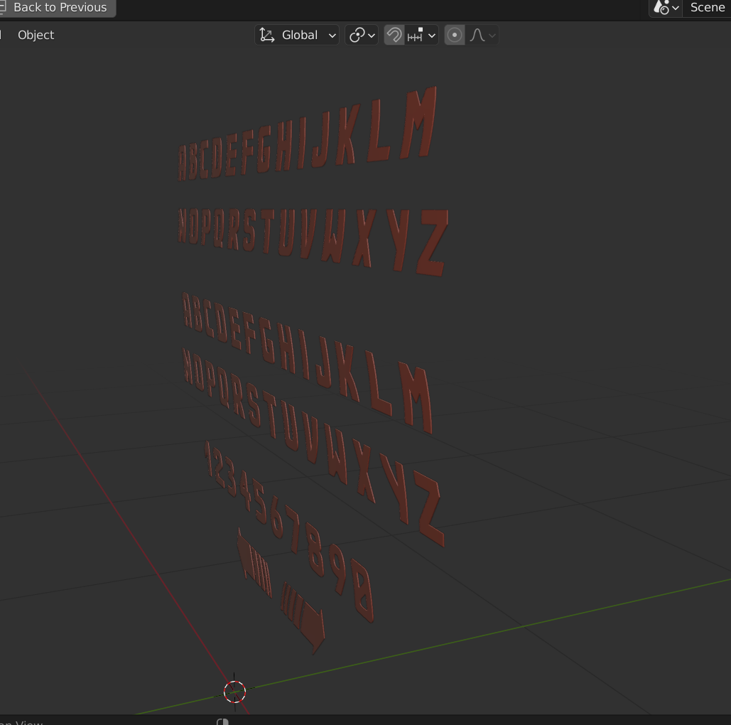 BACK TO THE FUTURE LETTERS AND NUMBERS | 3D models download | Creality ...