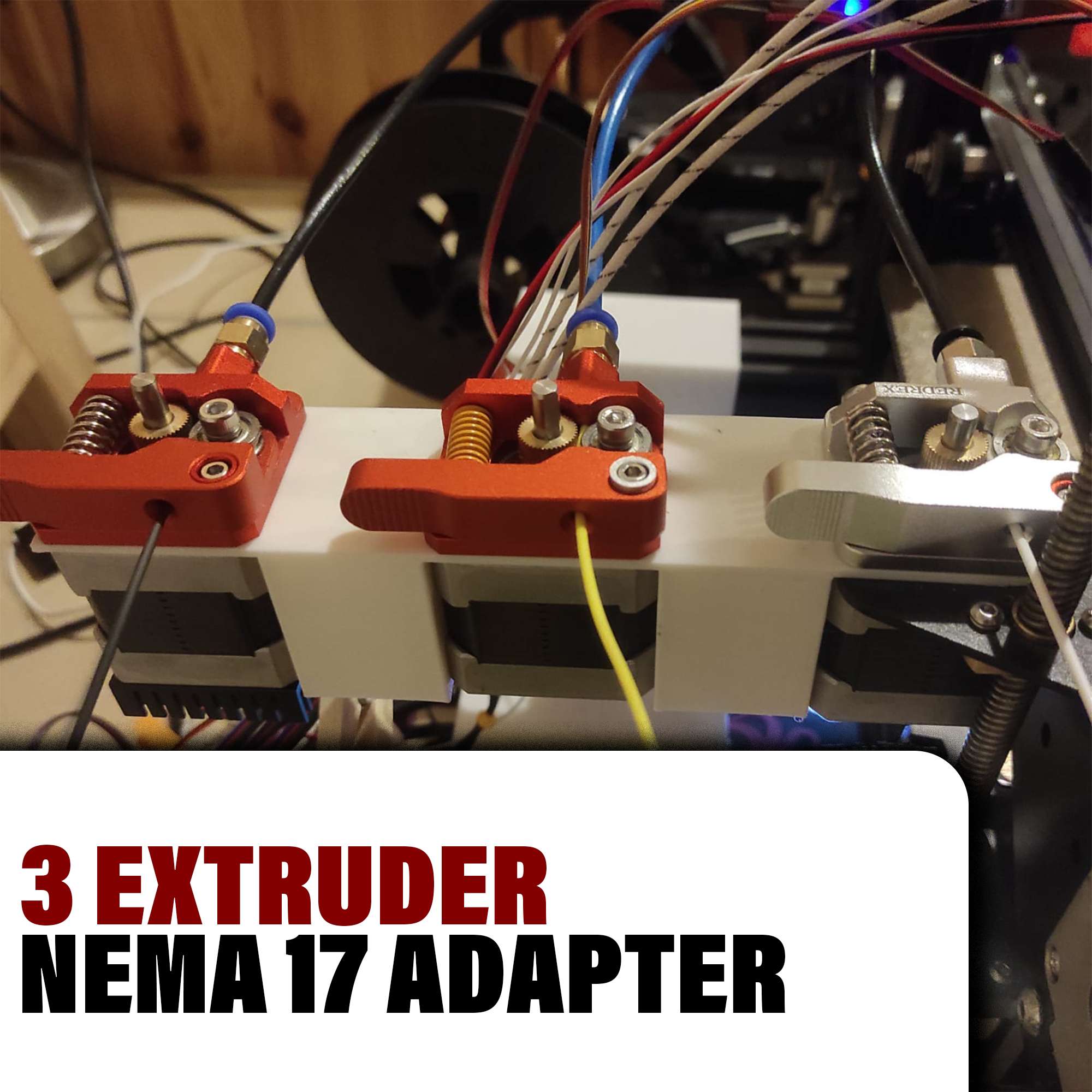 3 Extruder Adapter | Nema 17 | 3D models download | Creality Cloud